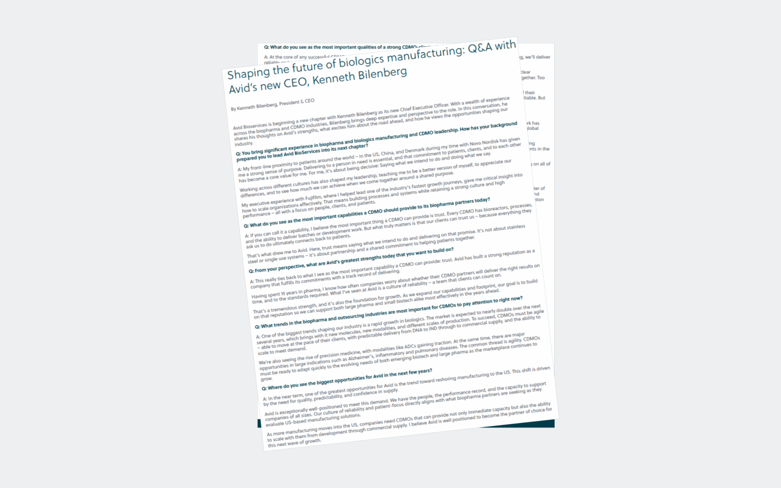 Avid Bioservices, Inc.